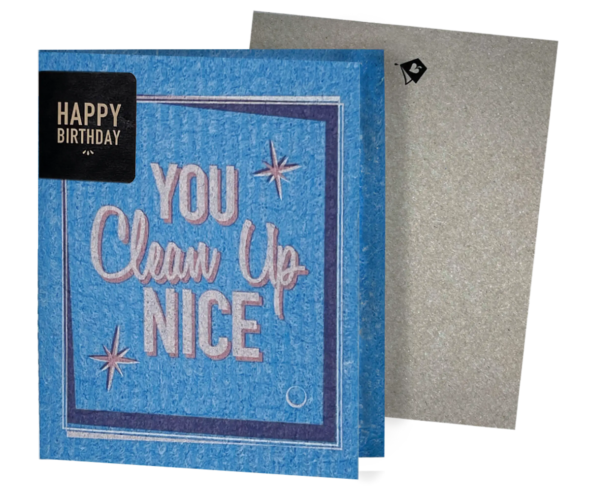 You Clean Up Nice—Soak iT Up Clards—Greetings turn into cleaning cloth ...