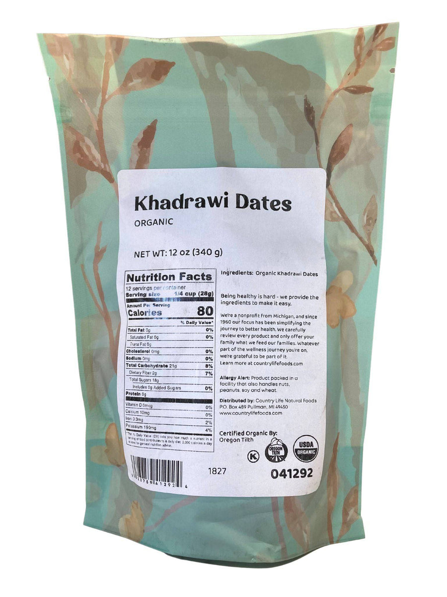 Dates, Khadrawi, Whole, Organic – the berry good elixir company
